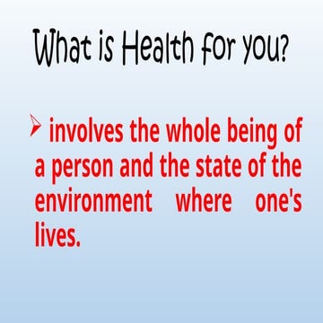 Your health triangle | PPT