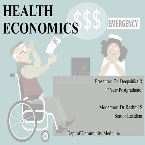 Health Economics Pptx Community Medicine Pptx