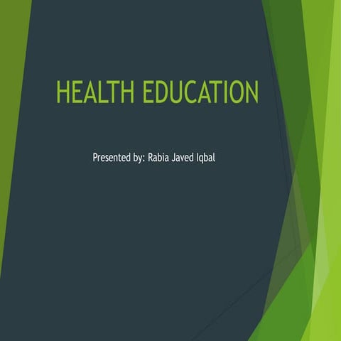 Health_Education | PPTX