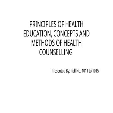 Health education ppt included medical termin | PPTX