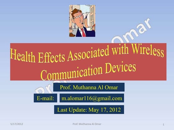 Effects of Mobile Telecommunication Radiation on Human Health | PPT
