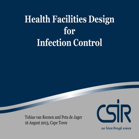 Health facility design for infection control | PPTX