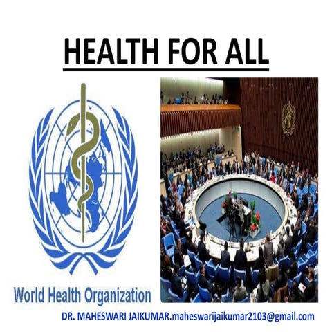 HEALTH FOR ALL | PPTX