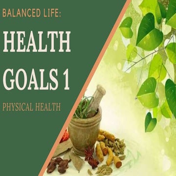 Health goals 1 | PPT