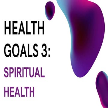 Health goals 3 | PPTX