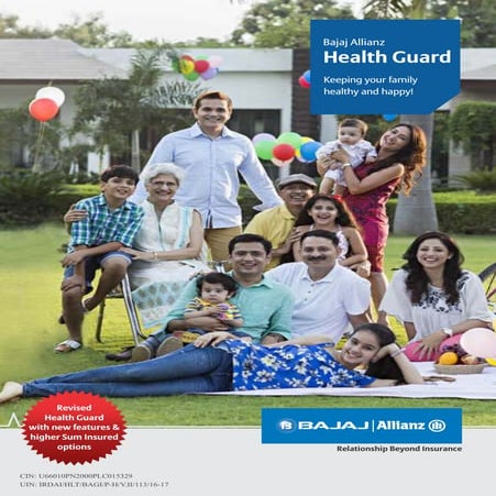 Bajaj Allianz Health Guard Insurance Policy | PDF