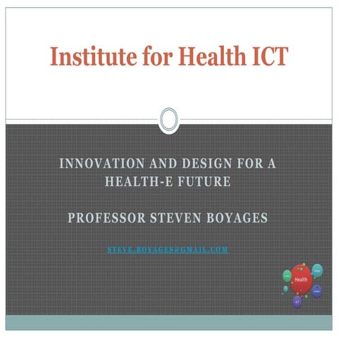 Institute for Health ICT | PPT