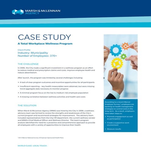 Health improvement case study | PDF