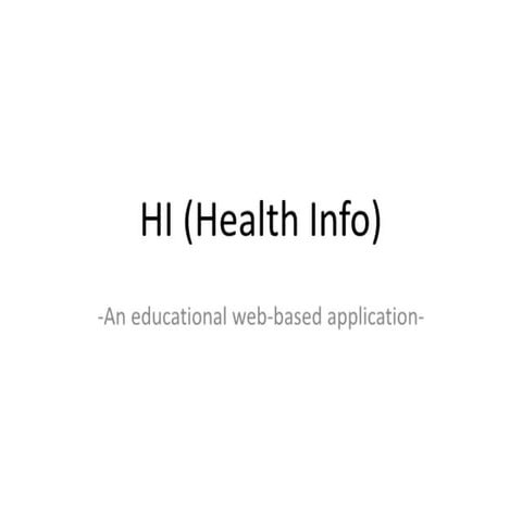 Health Info: Design step-by-step | PDF | Medical Health