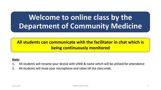 Health management information system | PPT