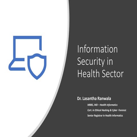 Health information security 1 overview | PPTX