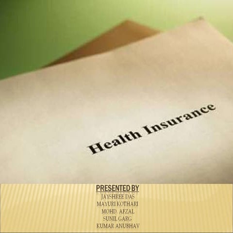 HEALTH INSURANCE PRESENTATION | PPTX