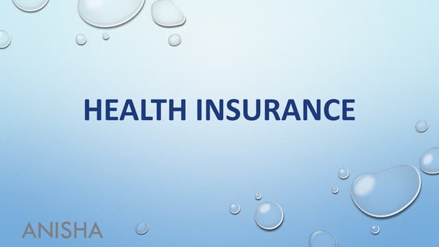 Cm health insurance scheme | DOCX