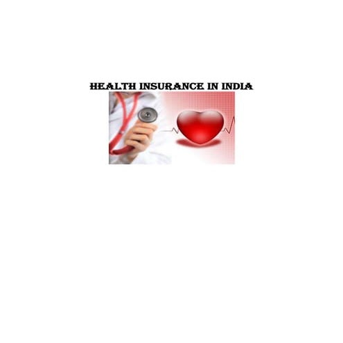 Health insurance in india | DOCX