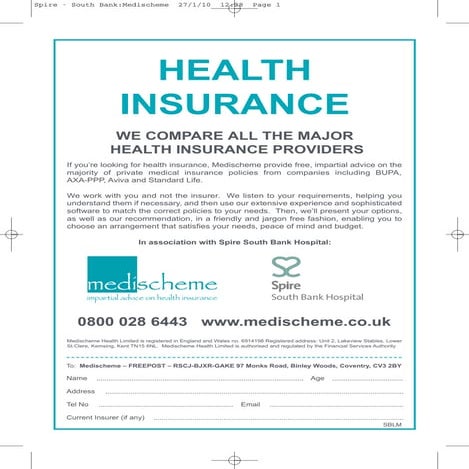 Health Insurance Leaflet | PDF