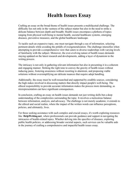 Essay About Health.pdf