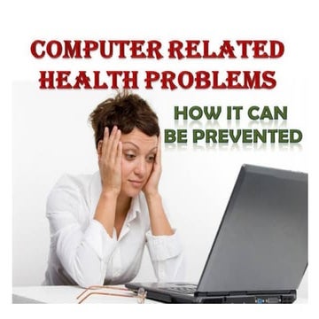 common HEALTH ISSUES IN USING COMPUTER.pptx