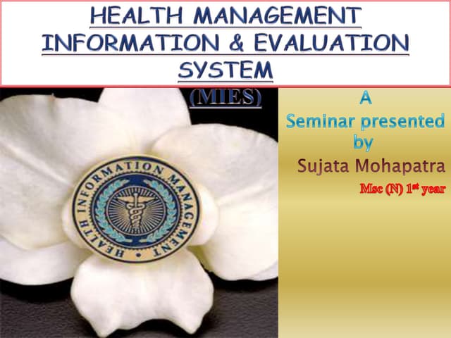 FIELD HEALTH SERVICE INFORMATION SYSTEM - CHN | PPTX