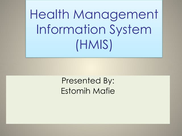 Hmis | PDF