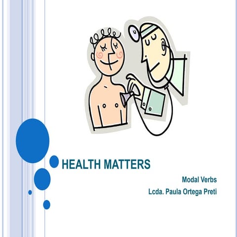 Health matters democlass | PPTX | Medical Health