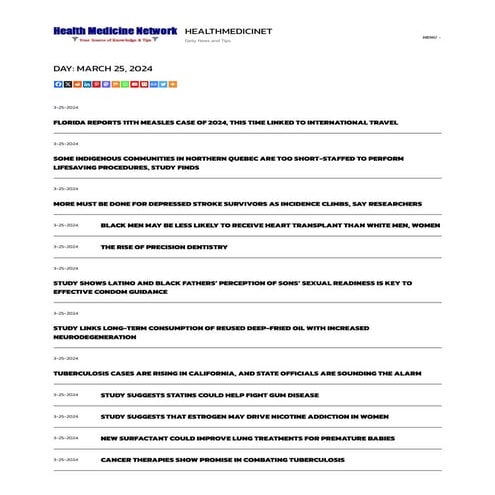 health daily news healthmedicinet -2024-03-27 | PDF