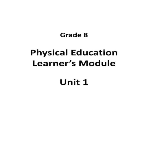 Health module | PDF