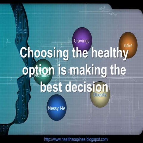Chapter 1 Healthy Choices | PPT