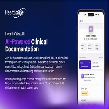 HealthOrbit AI- AI-Powered Clinical Documentation | PPT