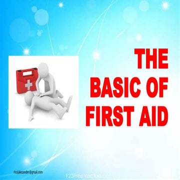 HEALTH PE 7 Q4 1 Discuss basic first aid concepts, objectives ...