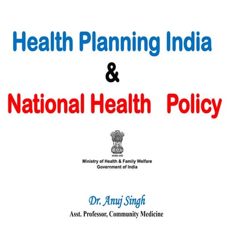 National Health Policies of India.pptx