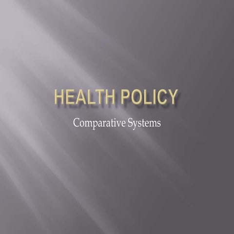 Health policy | PPT