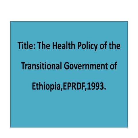 Global health advocacy and communication | PPTX