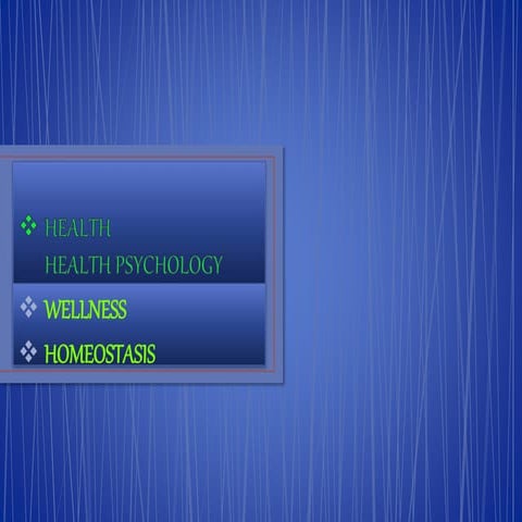 Health psychology | PPT
