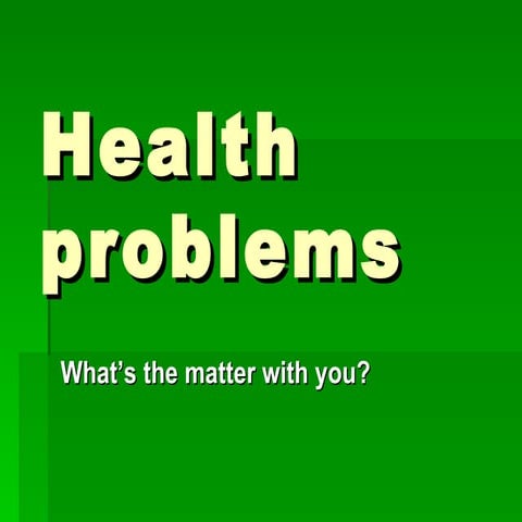 Health Problems | PPS