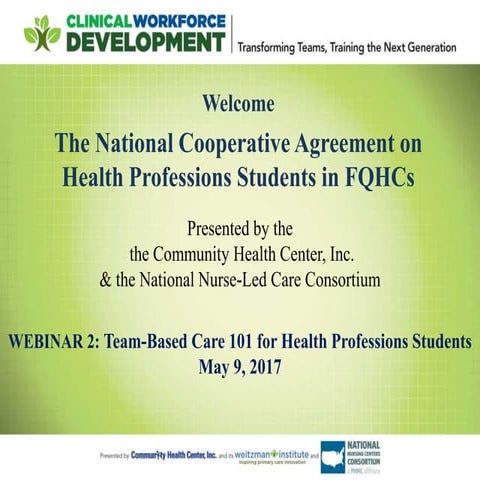 Team-Based Care 101 for Health Professions Students | PPT