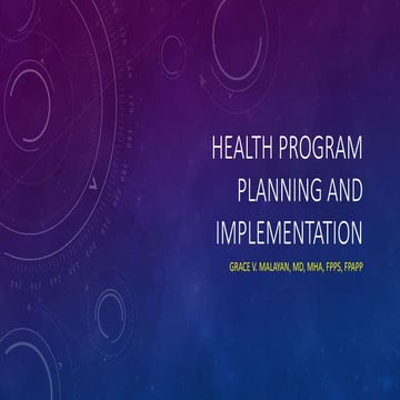 Health planning | PPT