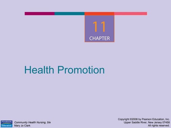 PRINCIPLES OF HEALTH PROMOTION AND HEALTH EDUCATION.pptx | Healthy Living