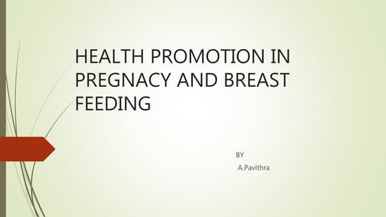 Nutrition during pregnancy and lactation | PPT