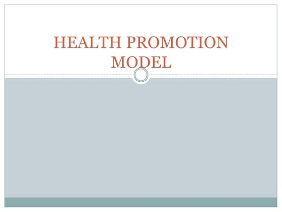 Health belief model | PPT