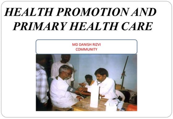 Concept of primary health care | PPTX | Healthcare Industry | Industries