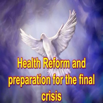 26OCT2024 - Health Talk: Adventist Health Message by Dr Dicky Ng | PPT