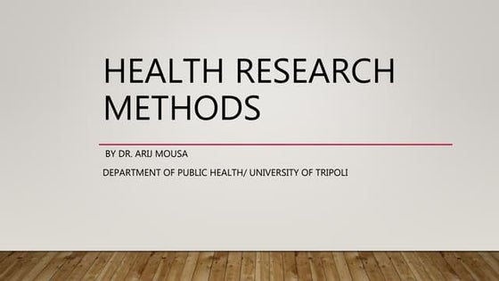 Parts of a Research Paper | PPTX