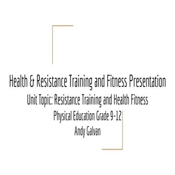 Resistance training benefits | PDF