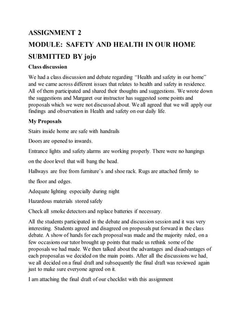 Home safety for older adults | PPT