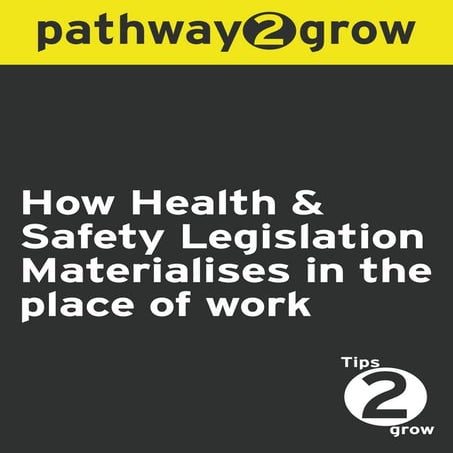 Health and Safety legislation for Employers and Employees - A guide by ...