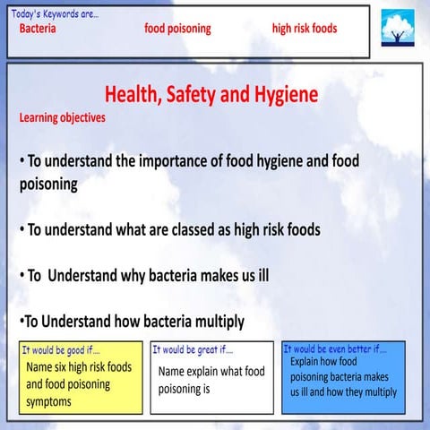 Health, safety and hygiene | PPTX