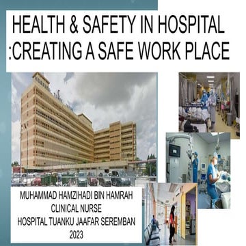 PROMOTING SAFETY IN HEALTH CARE ENVIRONMENT.pptx