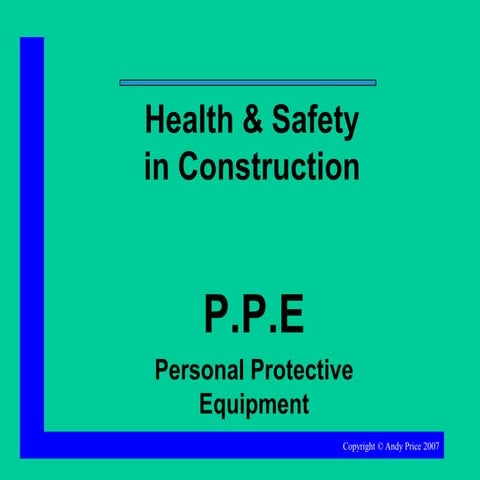 Health And Safety Ppe Pptx