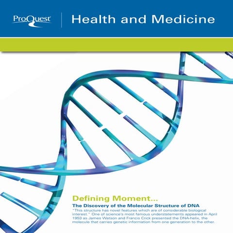 ProQuest Health Sciences Brochure | PDF