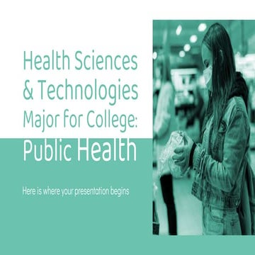 Health Sciences & Technologies Major for College_ Public Health by ...